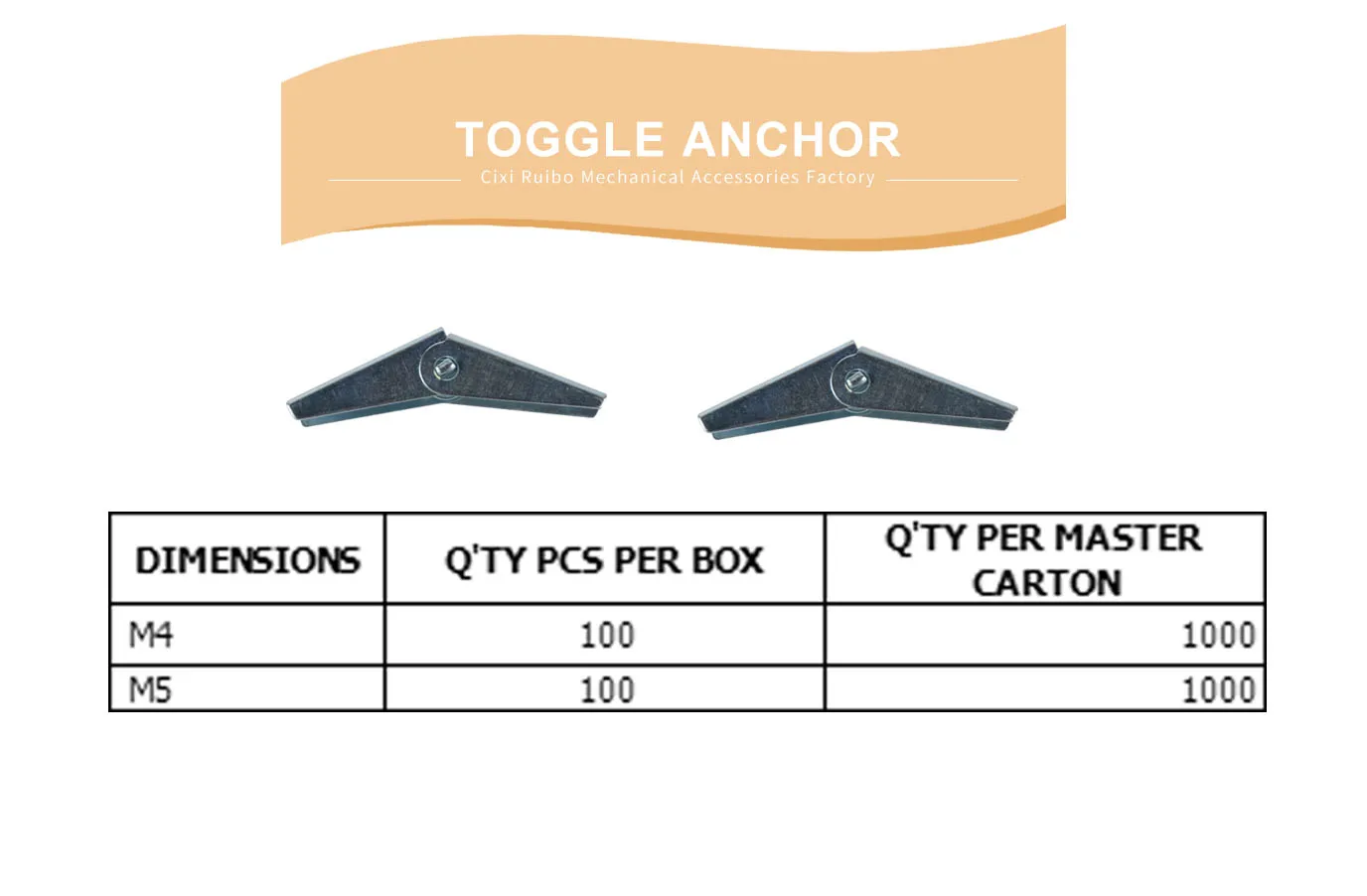 Spring Toggle Anchor with Eye Head Bolt - Durable & Versatile