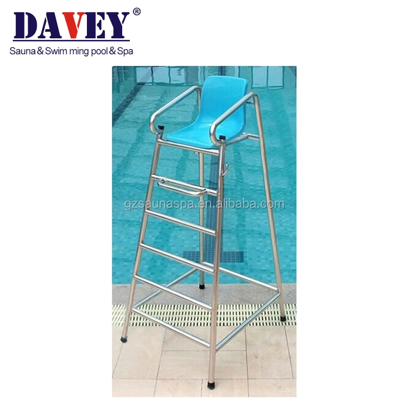 Stainless Steel 304 Swimming Pool Lifeguard Chair,Pool Lifeguard Chair ...