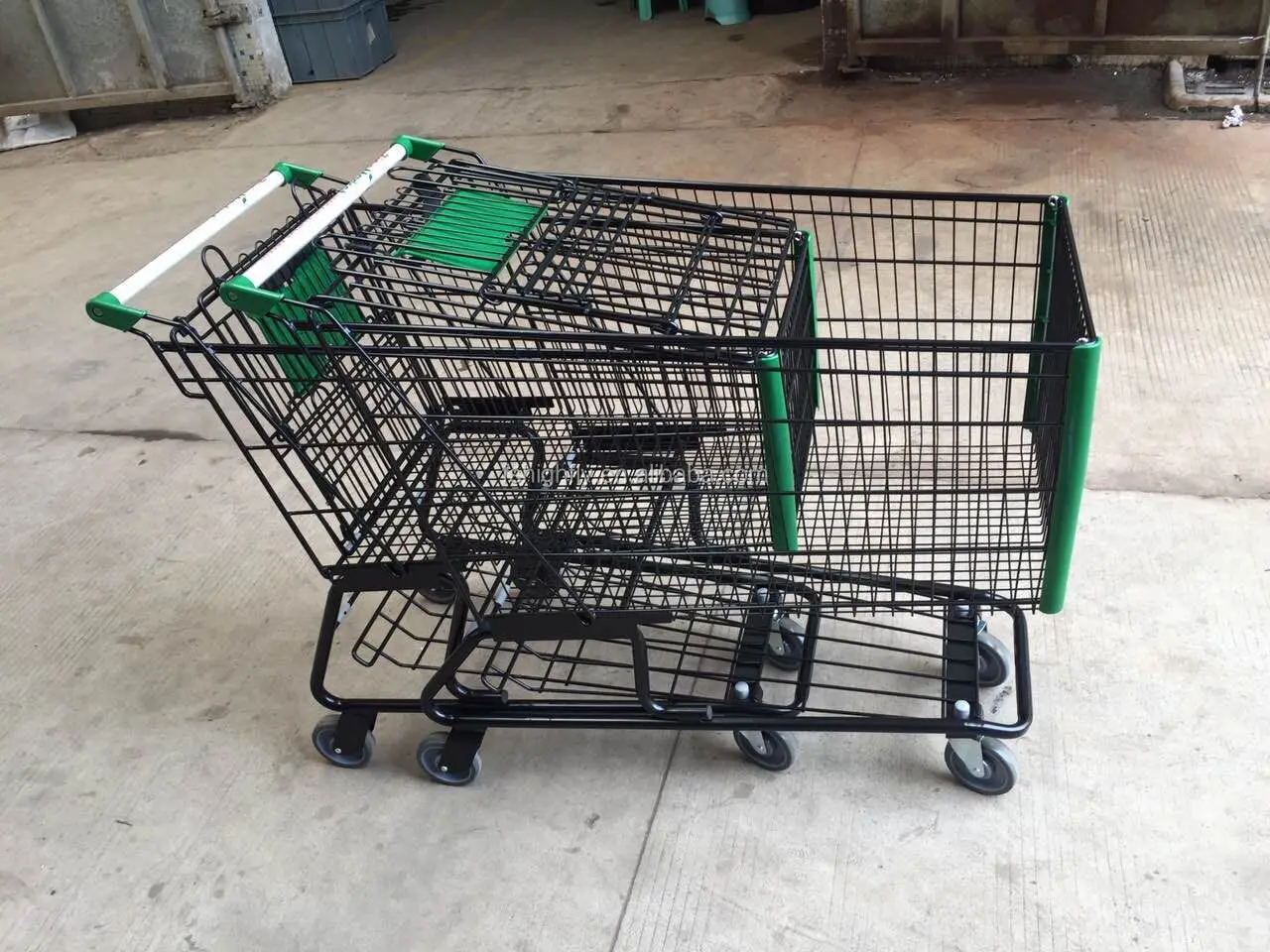 262l Large Size Shopping Cart Technibilt Model 6542 Zion Market Metal ...