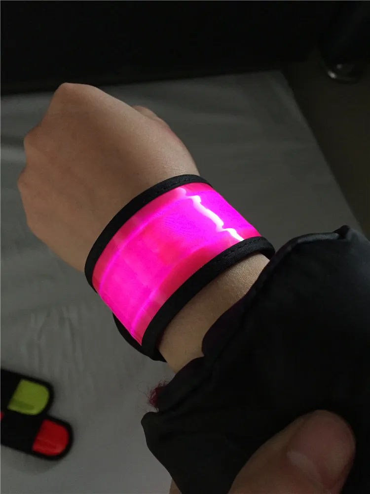LED Slap Bracelet Lights - Enhance Visibility for Safety