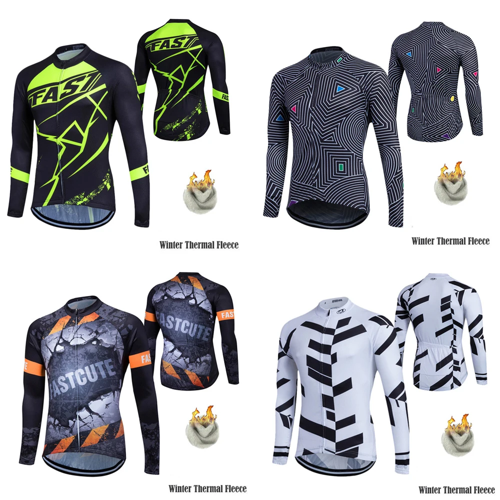 100% Polyester Fabric Cycling Jersey From China Winter Cycling Clothing ...