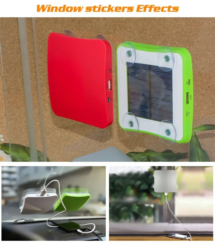 5200mah Factory Cheap Price Portable Solar Window Charger/ Solar ...