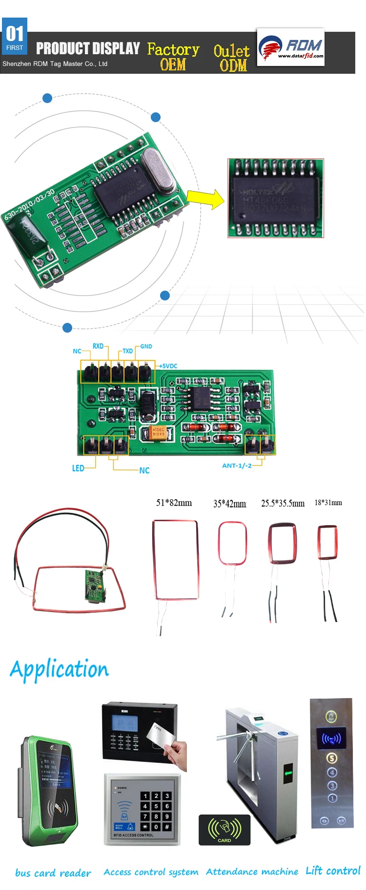 125khz RFID Reader Module RDM630 for Arduino Projects