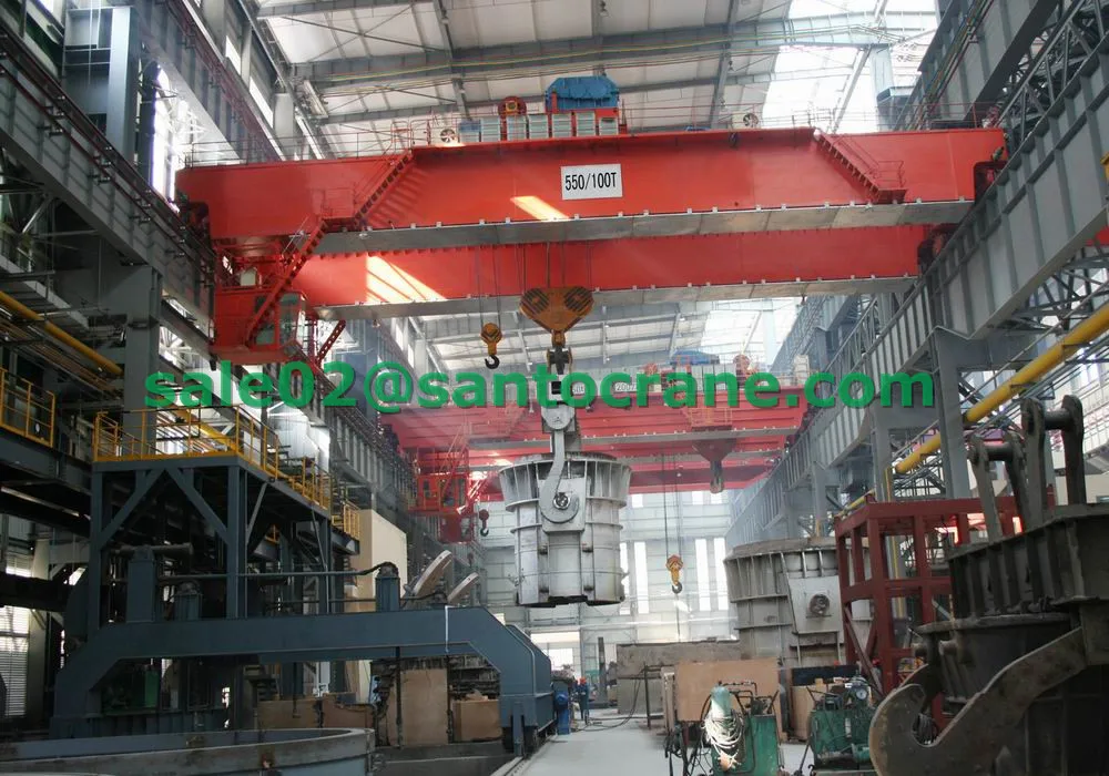 Santocrane Brand Load Cell Included Double Girder Bridge Casting Iron ...
