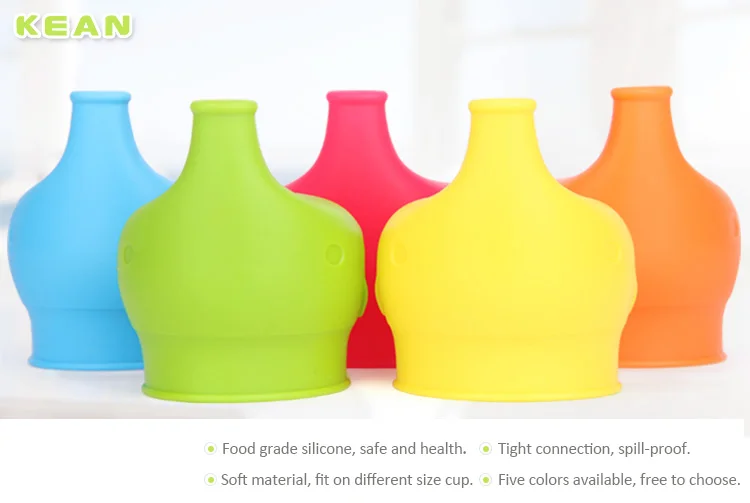 Eco-friendly Custom Color Silicone Sippy Cup Lid - Bpa Free & Collapsible
