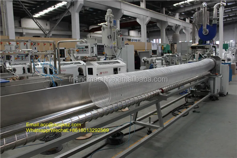 Pu Tpu Plastic Ventilation Duct Hose Making Machine - Buy Pu Tpu ...