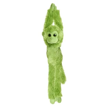 Cuddly Plush Green Monkey Toy With Small Body Stuffed Cartoon Monkey ...