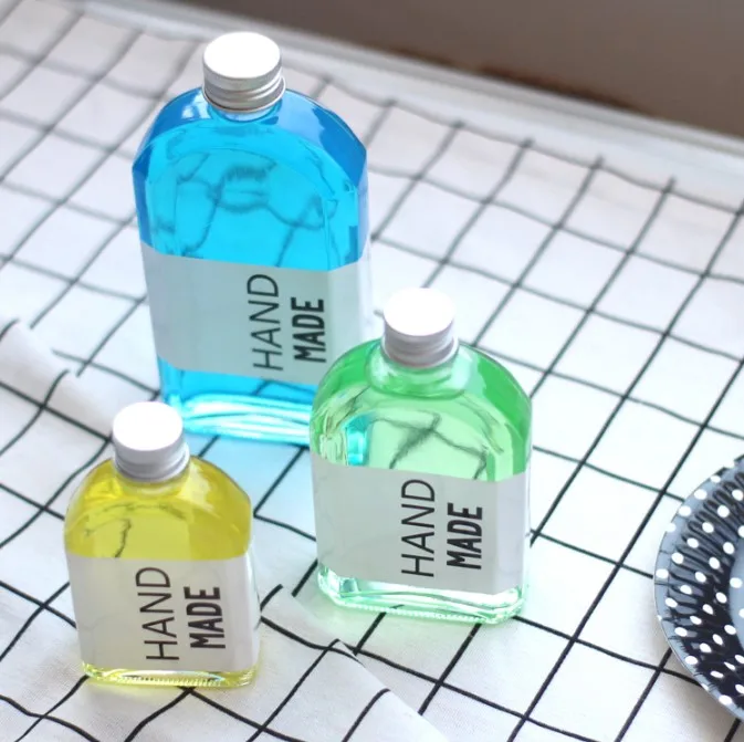 Custom Made Clear Glass Ice Cold Drip Coffee Hip Flask Cold Brew Coffee ...