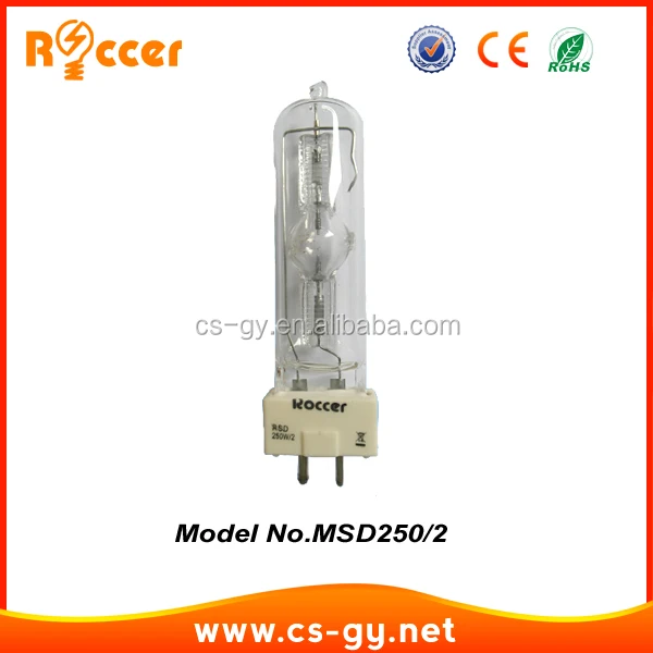 Msd 250/2 Lamp Bulb Ksd 250/2 Nsk 250/2 Ba250/2 Hsd 250w-78 Discharge ...