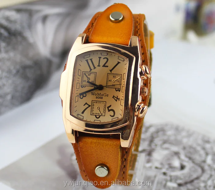 Alibaba China Watch Factory In Wristwatches.vintage Leat Sticky Candy ...