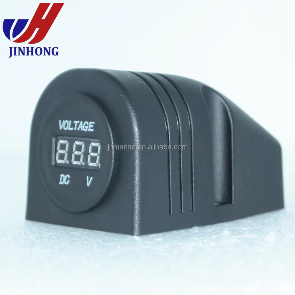 Dc3-30v Digital Voltmeter Voltage Tester Gauge Green Bright Led Display ...