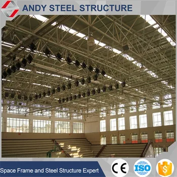 Steel Frame Basketball Court Structure Building Gymnasium - Buy ...