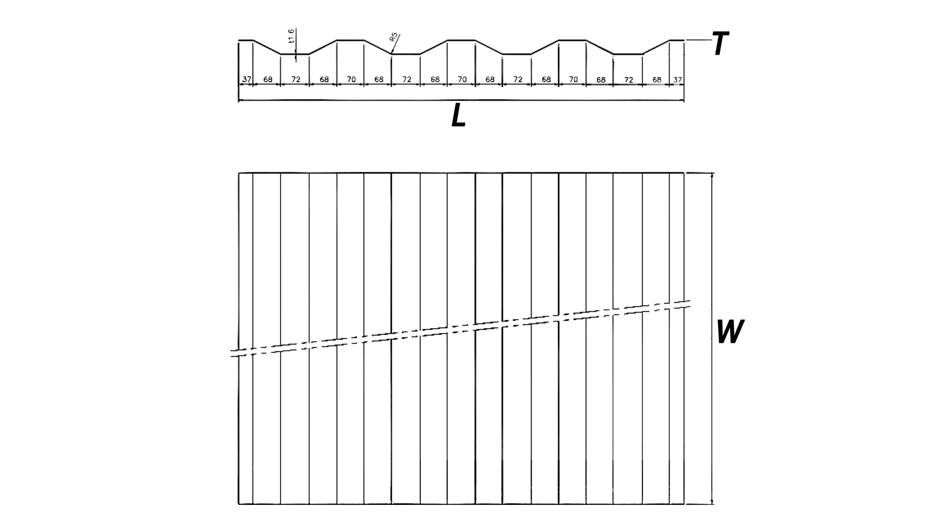 Steel Side and Front End Container Wall Panels - Durable