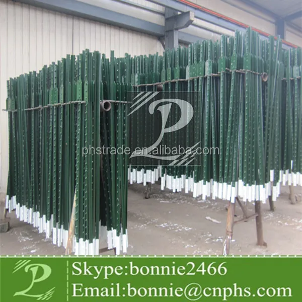 American Type Green Painted 6ft Metal T Post - Buy Metal T Post,Fence ...