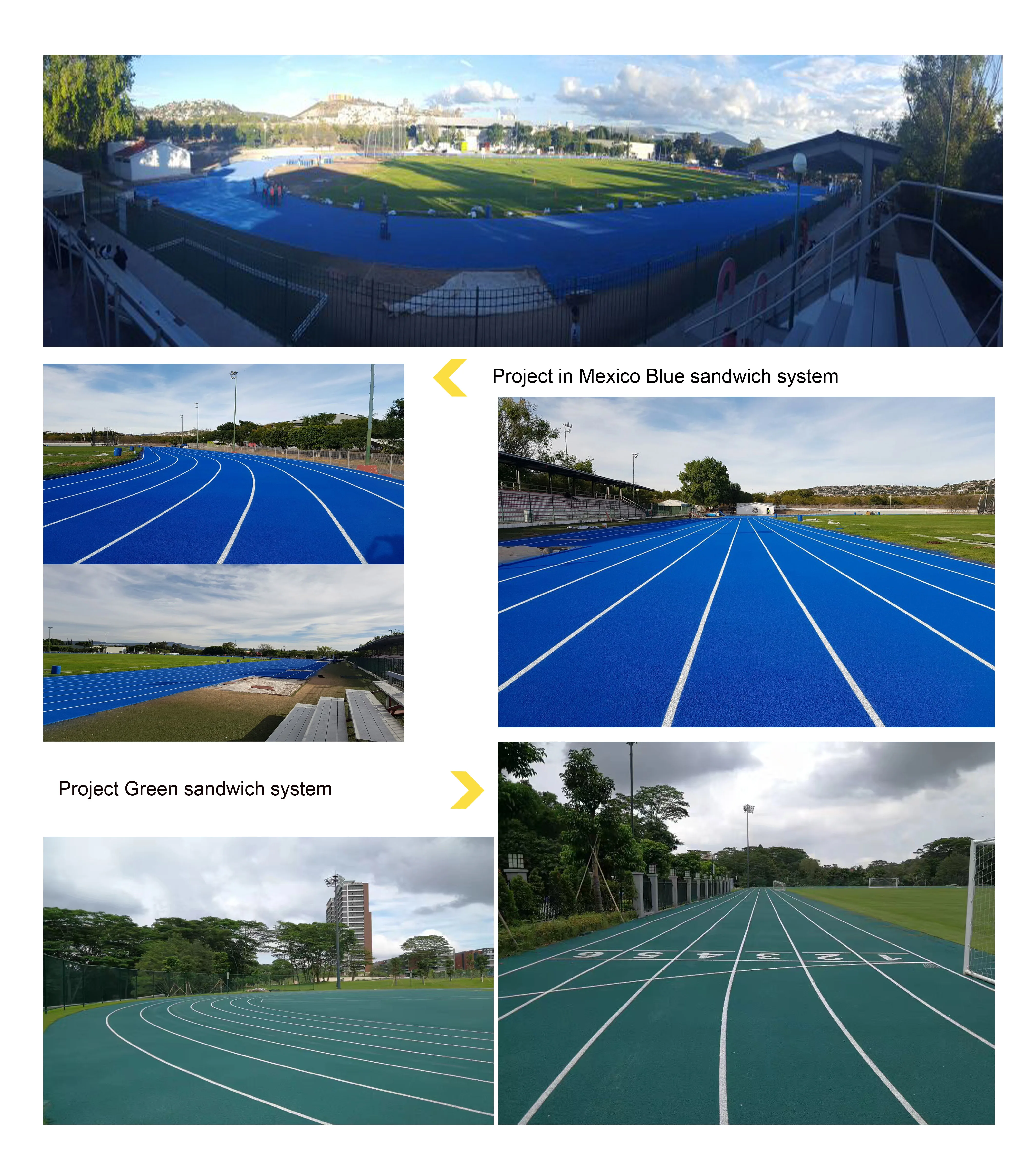 All Weather Iaaf Certified Sandwiched And Pull Four Running Track ...
