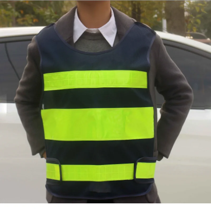 Fluorescent Yellow High Vis Reflective Tactical Sash Vest Flame ...
