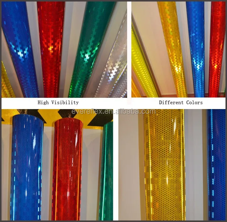 Retro Reflective Vinyl Material For Traffic Signs - Buy Reflective ...