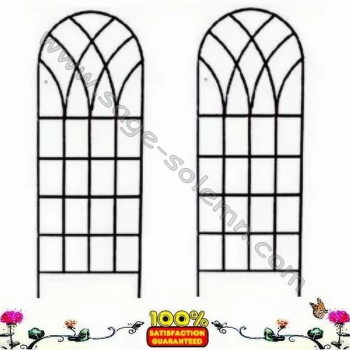 Factory Supply Decorative Powder Coated Metal Garden Trellis,Garden ...