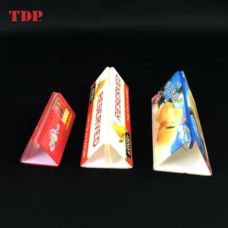 Triangle Restaurant Acrylic Table Tent Card Stand Table Menu Card ...
