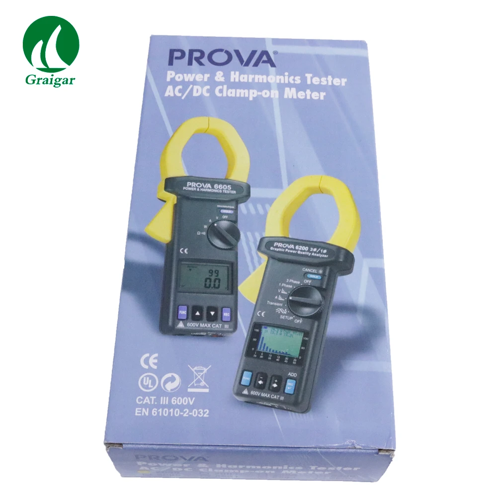 PROVA-2000 AC/DC Clamp Meter Digital Clamp Meter with True RMS ...