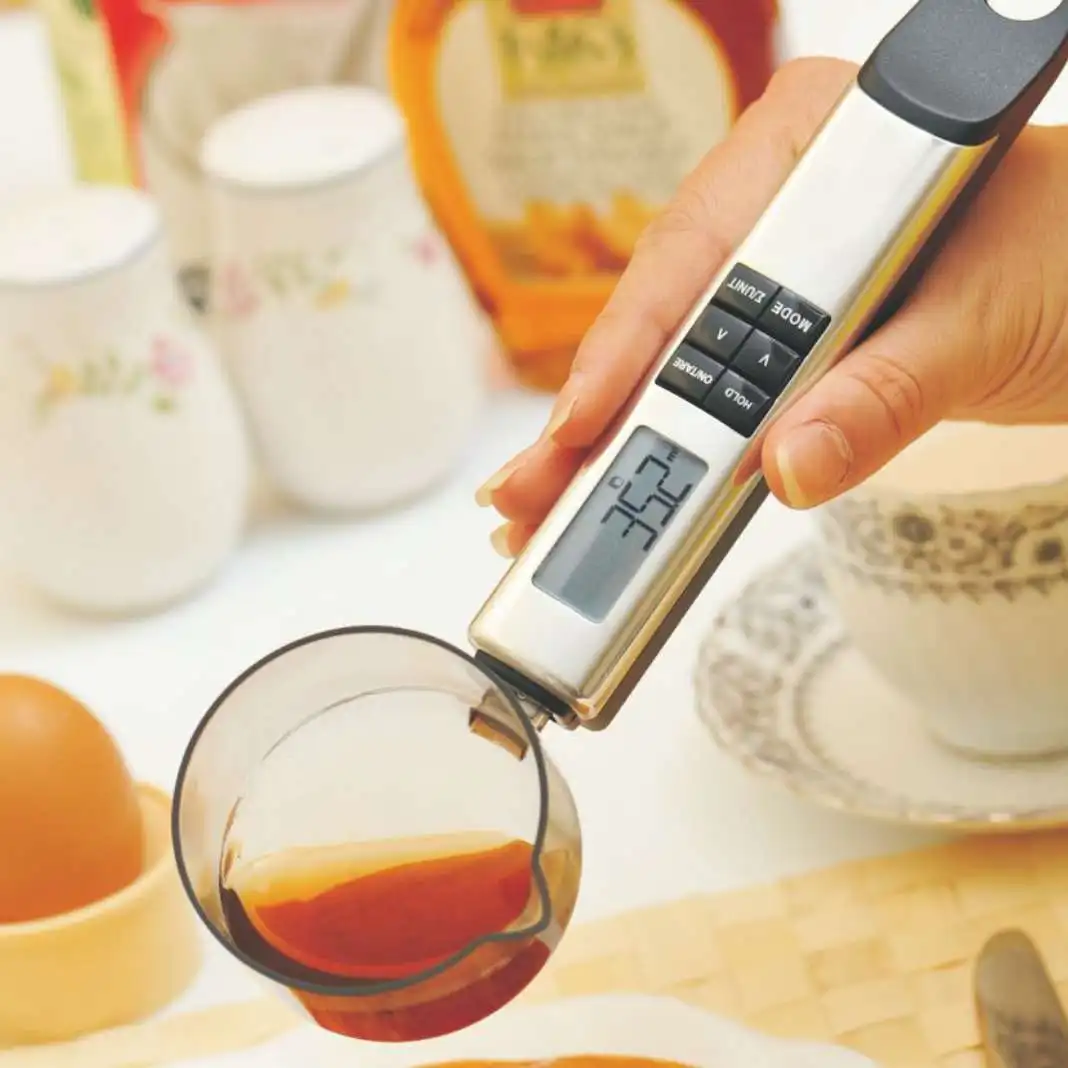 Silver Cased Digital Measuring Spoon Measuring Tools Plastic With ...