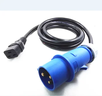 High Quality 2m Blue Iec 60309 316p6 To Iec 60320 C19 Connector For Ups ...
