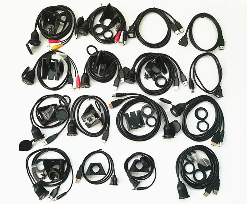 Micro Usb 5pin Male To Micro 5pin Female Micro Usb Panel Mount Cable ...