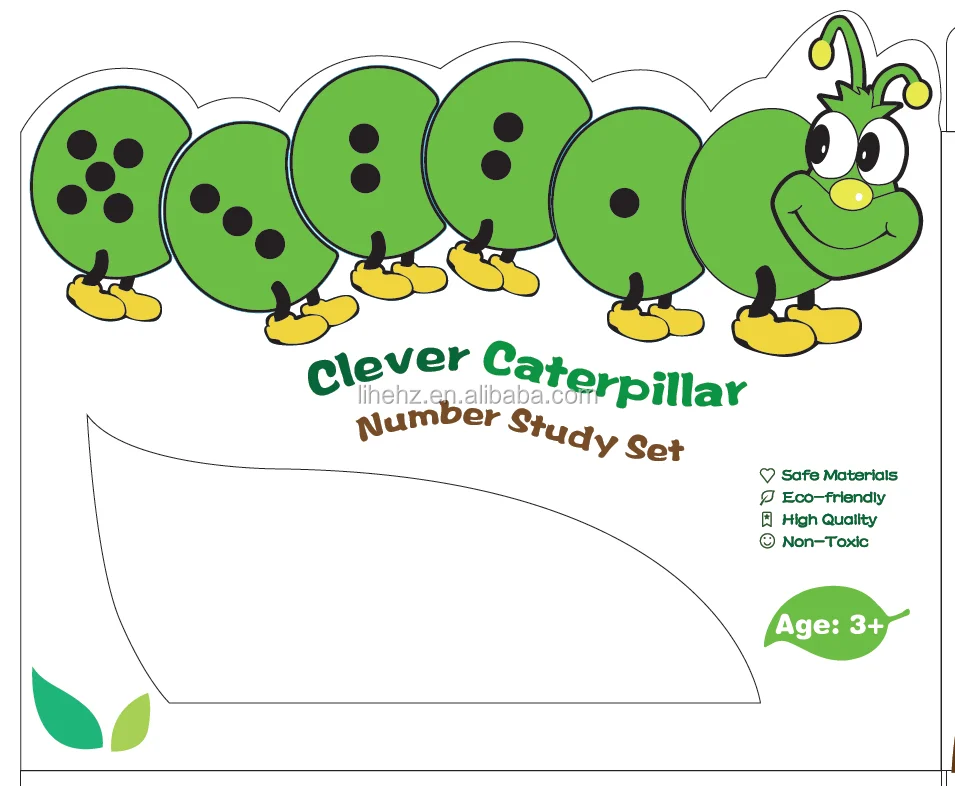 Esummi Clever Caterpillar Level Ii Number Study Small Set Infant Toy ...