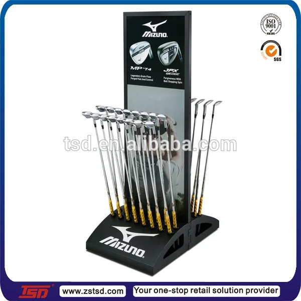 Retail Store Exhibition Pos Metal Golf Club Display Holder Stand Rack ...