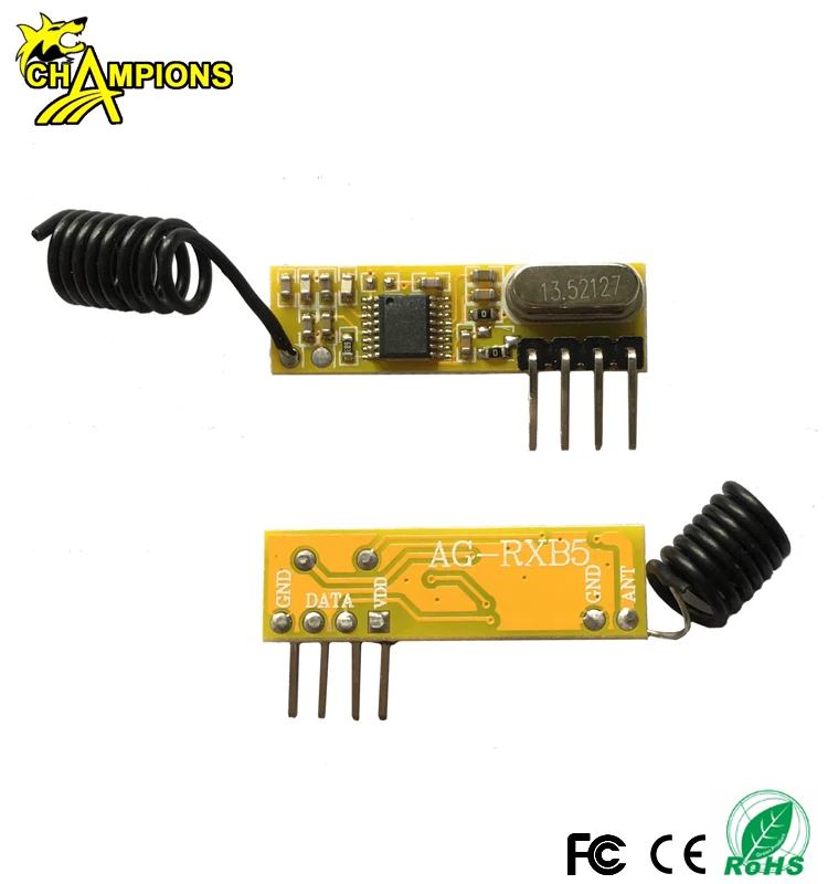Syn500 Chip Superheterodyne Wireless Receiver Module With 4 Pin - Buy ...