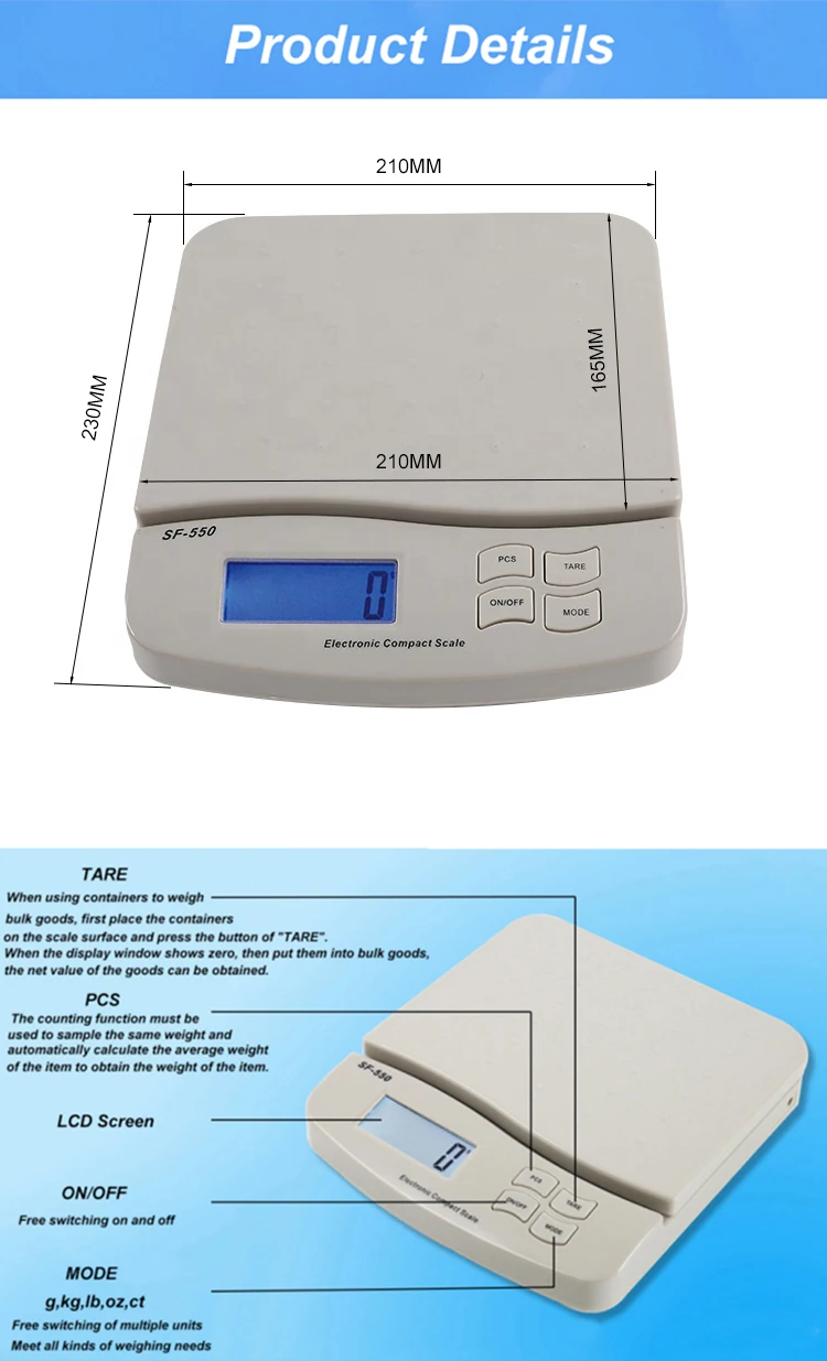 Sf-550 Portable Electronic Digital Parcel Shipping Postal Digital ...