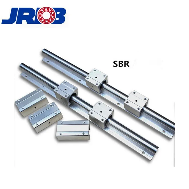 Aluminum Round Linear Guide Rail Motion Slide Unit Bearing Sbr16uu For ...