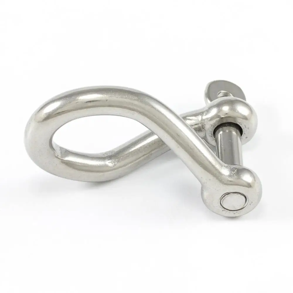 Stainless Steel Roller Shackle Hardware Mooring Twisted D Shackle - Buy ...
