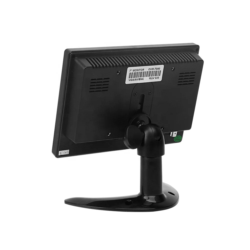 12v-24v 7 Inch 1024*600 Car Headrest Lcd Car Monitor With Ce & Rohs ...
