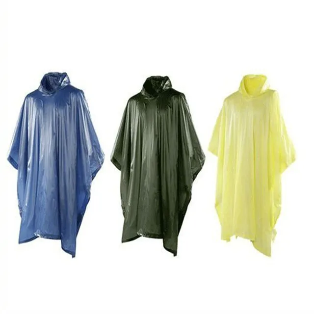 Promotional Summer Waterproof Plastic Disposable Poncho/ Transparent ...
