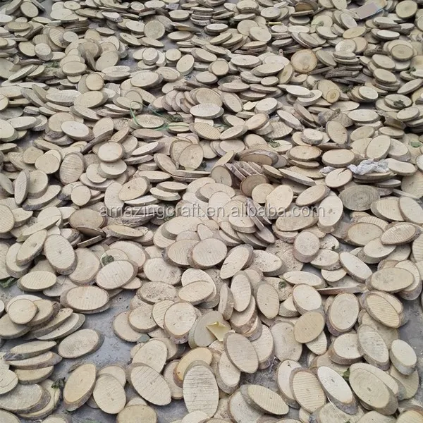 Large Size Wood Tree Log Disc Wood Slices Branch Button Coaster,Great ...