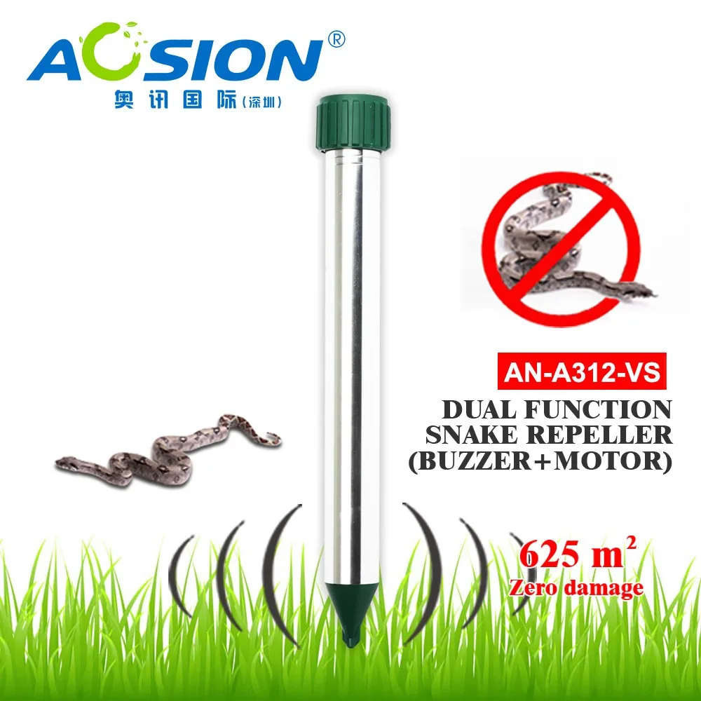 Aosion Patent Designed Ip44 Waterproof Solar Power Snake Detectors With ...