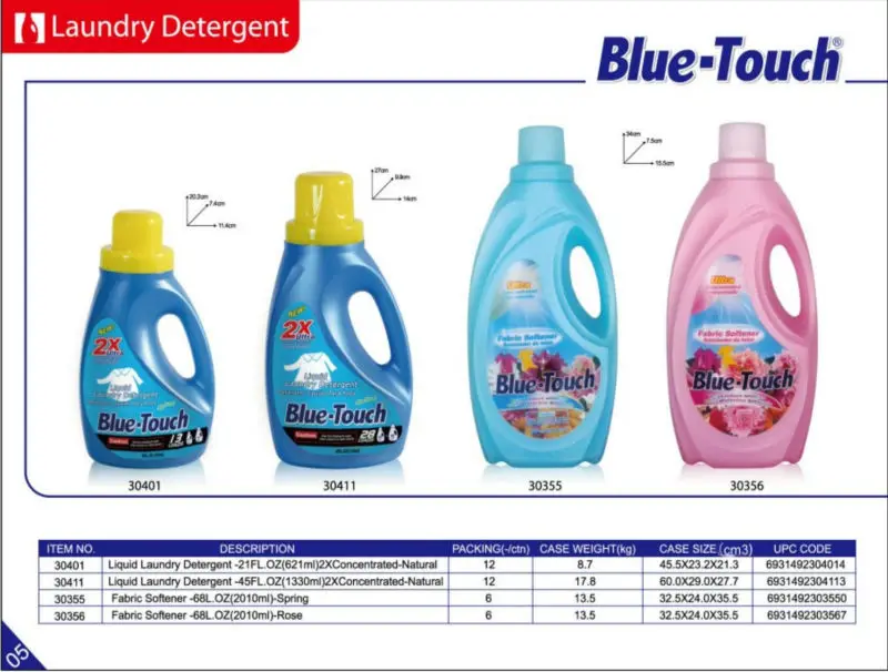 Eco Blue-touch Liquid Detergent,Laundry Liquid,Fabric Softener ...