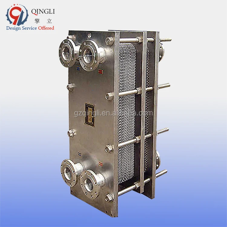 Stainless Steel Plate Type Cooler Heat Exchanger Unit