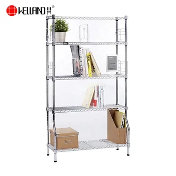 Chrome Metal Style Commercial Library Book Rack Library Display ...