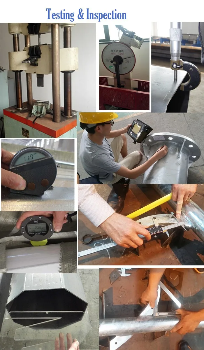 Octagonal Galvanized Steel Electrical Post - Buy Octagonal Galvanized ...