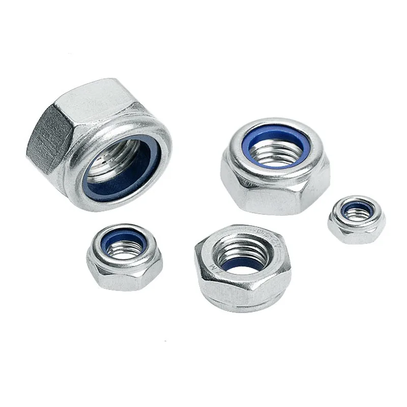M6 Stainless Steel Nylon Insert Lock Nut - Buy Nylon Insert Lock Nut ...