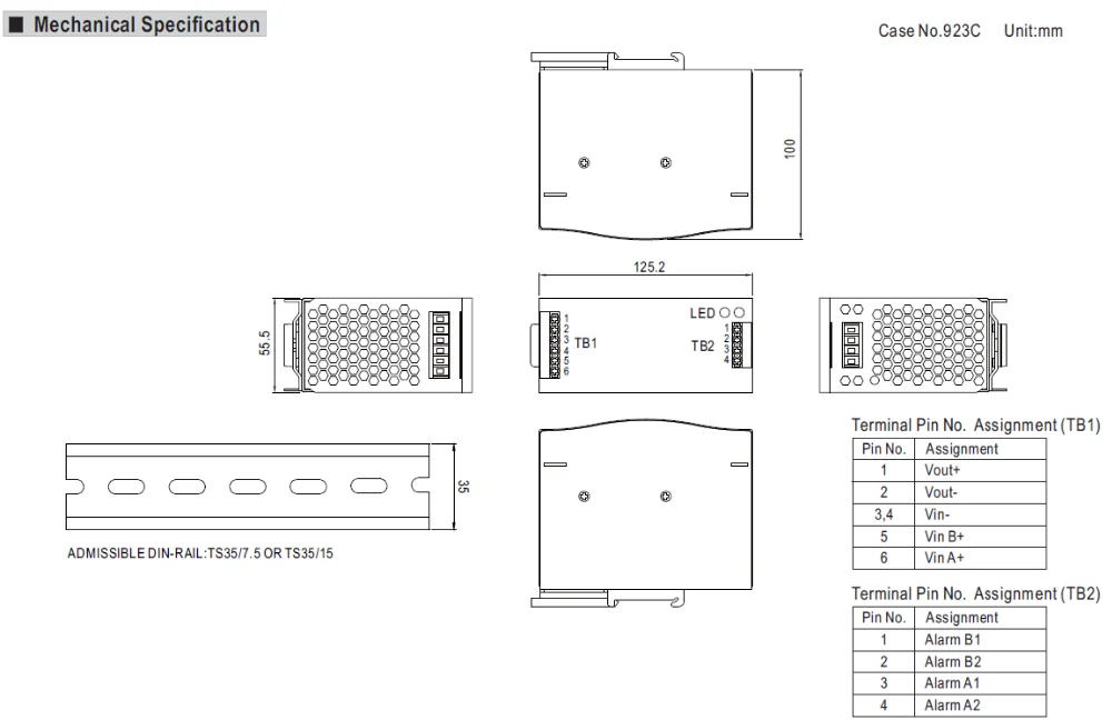 Mean Well 20a Power Supply Redundancy Module For 24vdc Power System ...