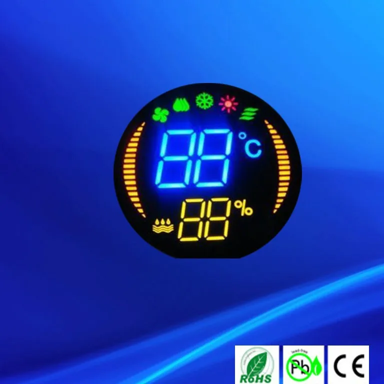 Cheap Multicolor Customized 7 Segment Display Air-conditioner Display ...