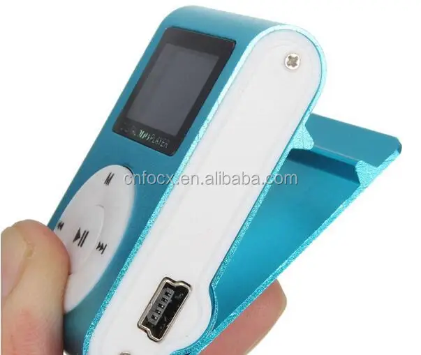 Mini Usb Clip Mp3 / Music Media Player / Lcd Screen Clip Mp3 - Buy ...