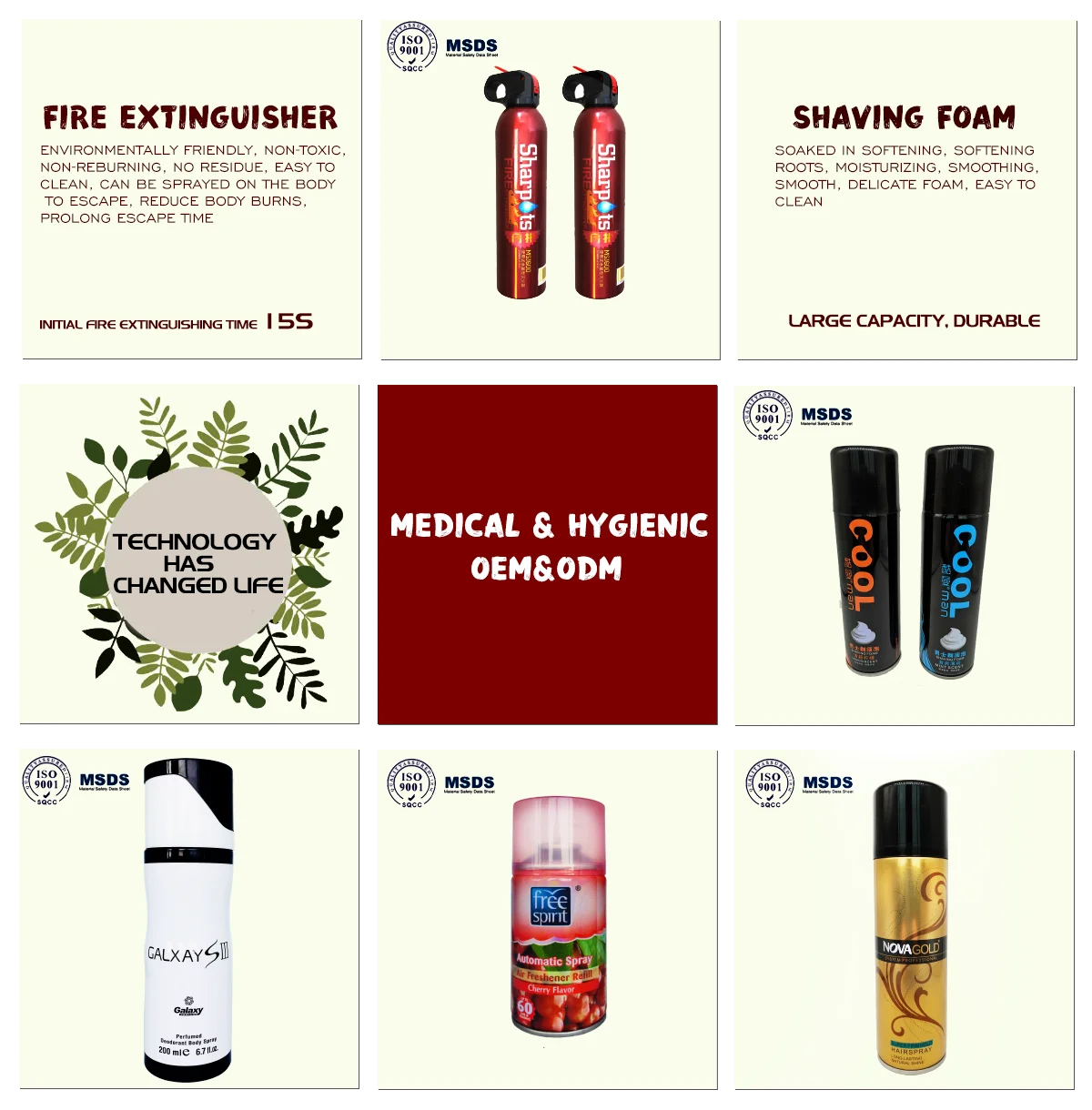 Dongyang Medical & Hygienic Articles Co., Ltd. - Disinfectant, Body Spray