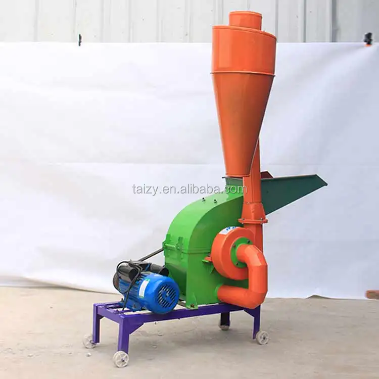 Diesel Engine Powder Grass Grain Grinder Crusher Machine