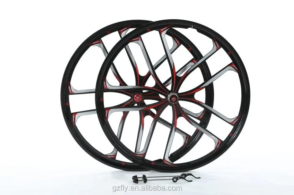 26inch 10 Spoke Alloy Bike Wheel Integral Magnesium Alloy Wheel ...