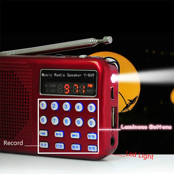 L-065AM Mini Am Fm Radio - Portable Digital Audio Player