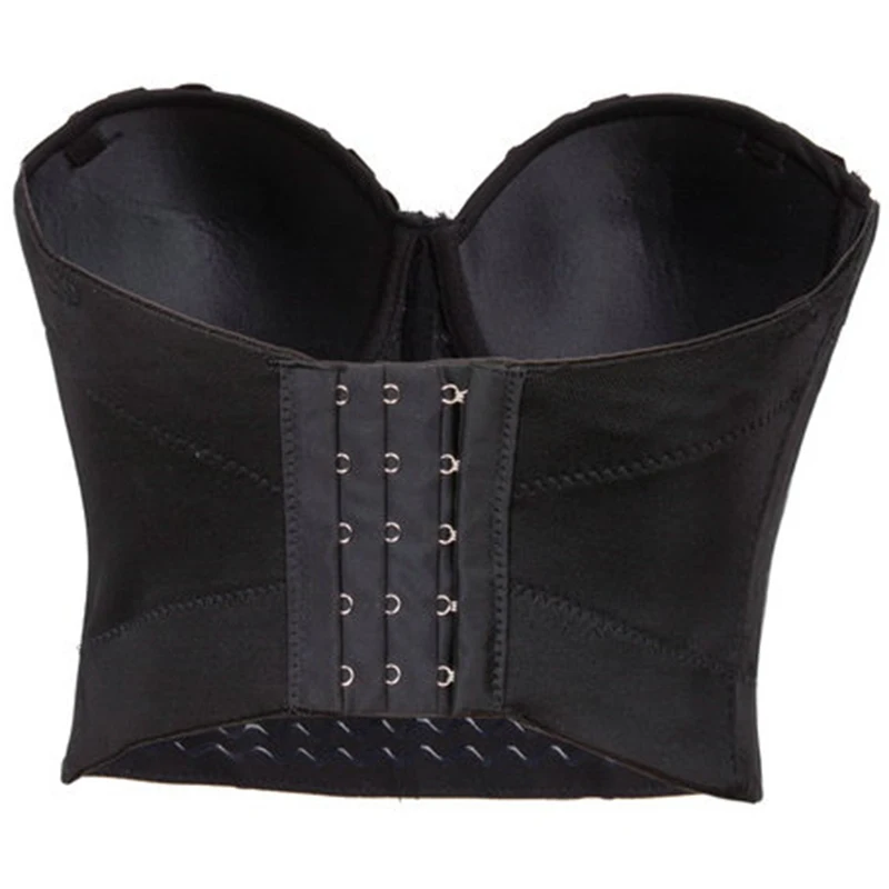 Corzzet Silver 3 4 Cup Beading Punk Styles Womens Club Wear Dancer